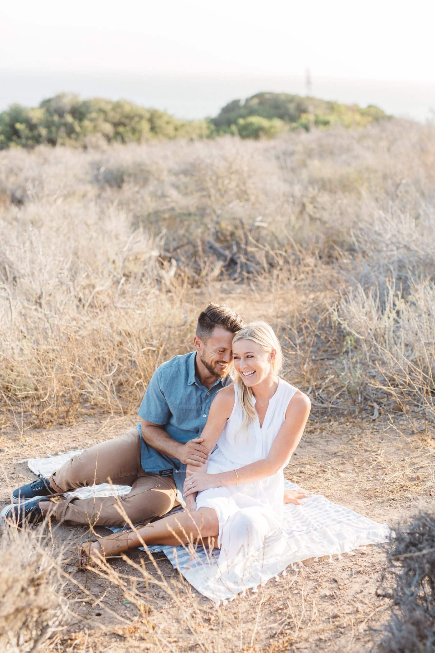 Malibu engagement session photos